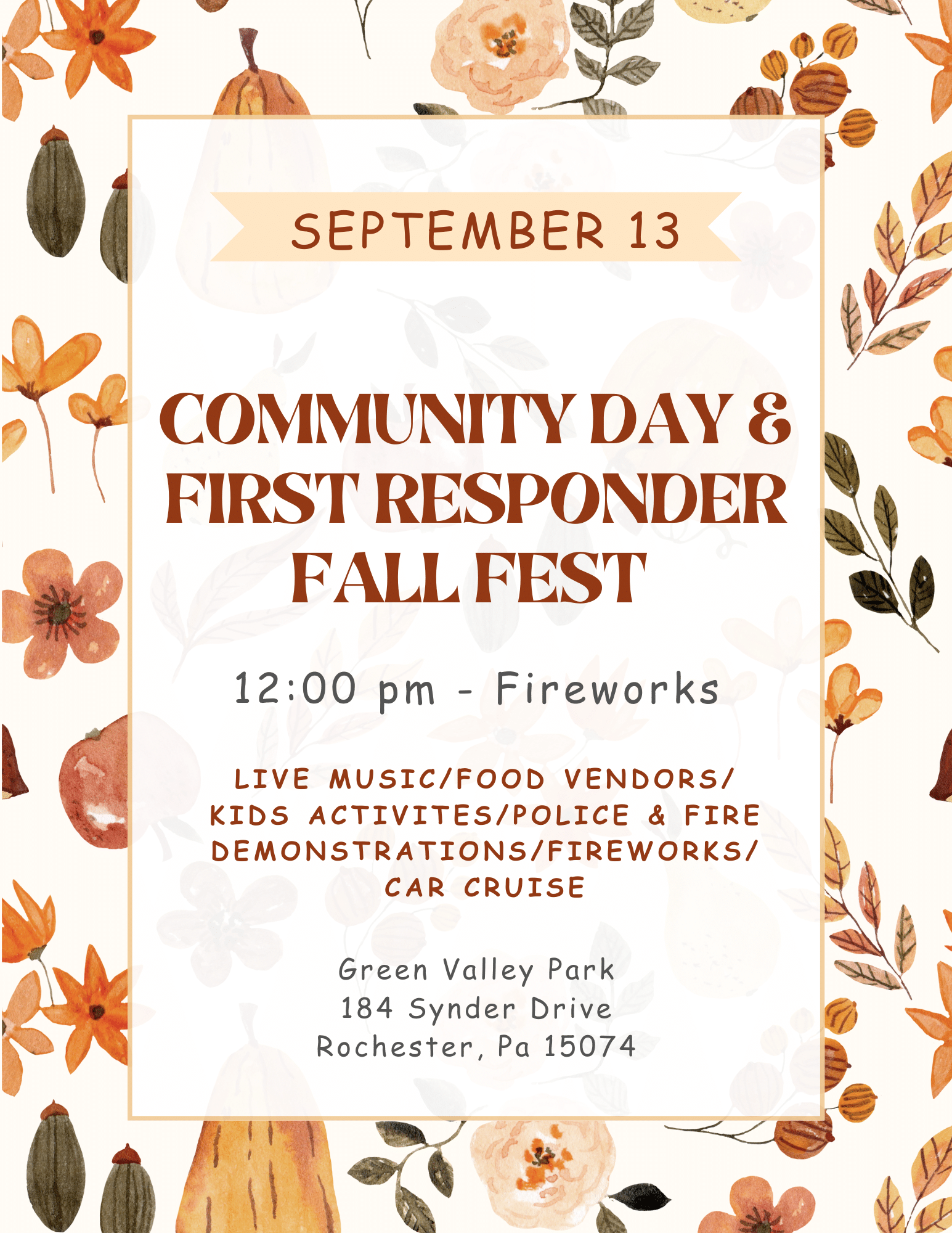 Community Day & First Responder Fall Fest – Beaver County Events